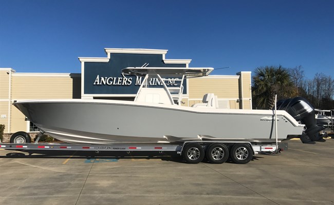 2021 Invincible 36 Whisper Grey For Sale In NC - Angler's Marine - 910 ...