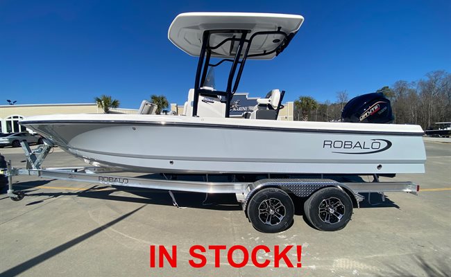 New 2024 Robalo 226 Cayman Alloy Boat for Sale | Anglers Marine